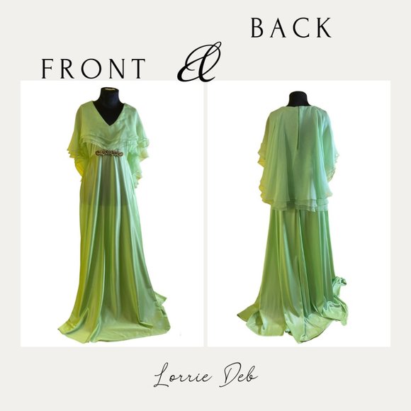 Lorrie Deb | Dresses | 97 Lorrie Deb San Francisco Light Green Maxi ...